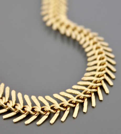 Gold Chain Fish Bone Necklace – Ohana Shop Kauai
